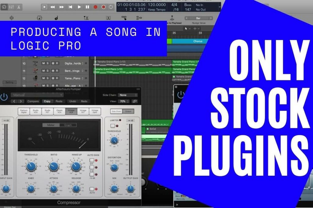Producing a Song Using ONLY STOCK PLUGINS & INSTRUMENTS! LOGIC PRO X Tutorial | Songwriters ...